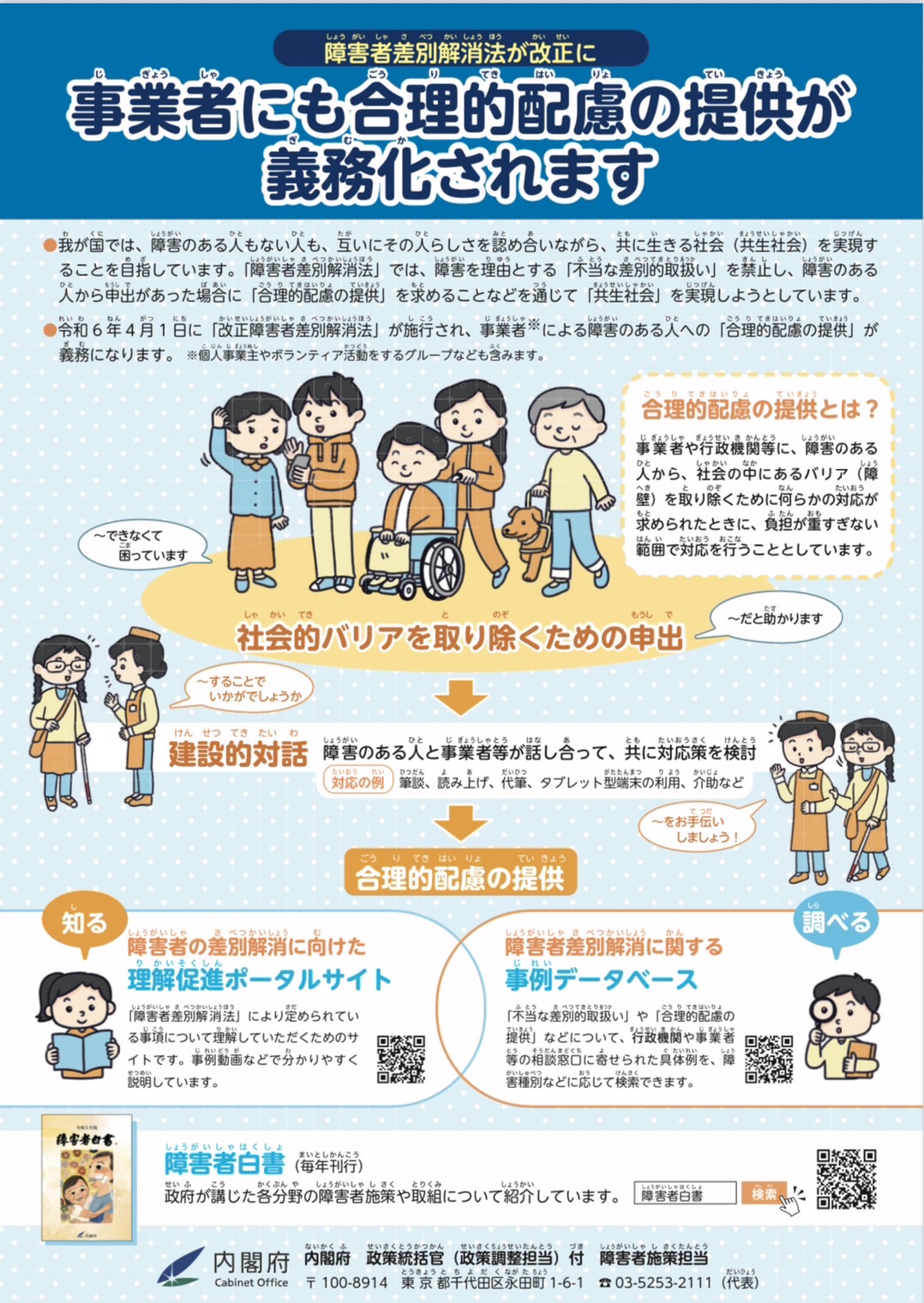 障害者差別解消法『合理的配慮』の不当な差別 | カラフルバード～CBLD～